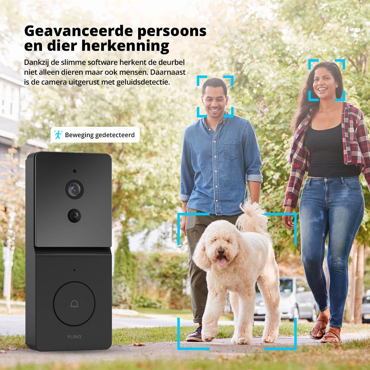 De Slimme deurbel van FlinQ bedien je met de FlinQ app