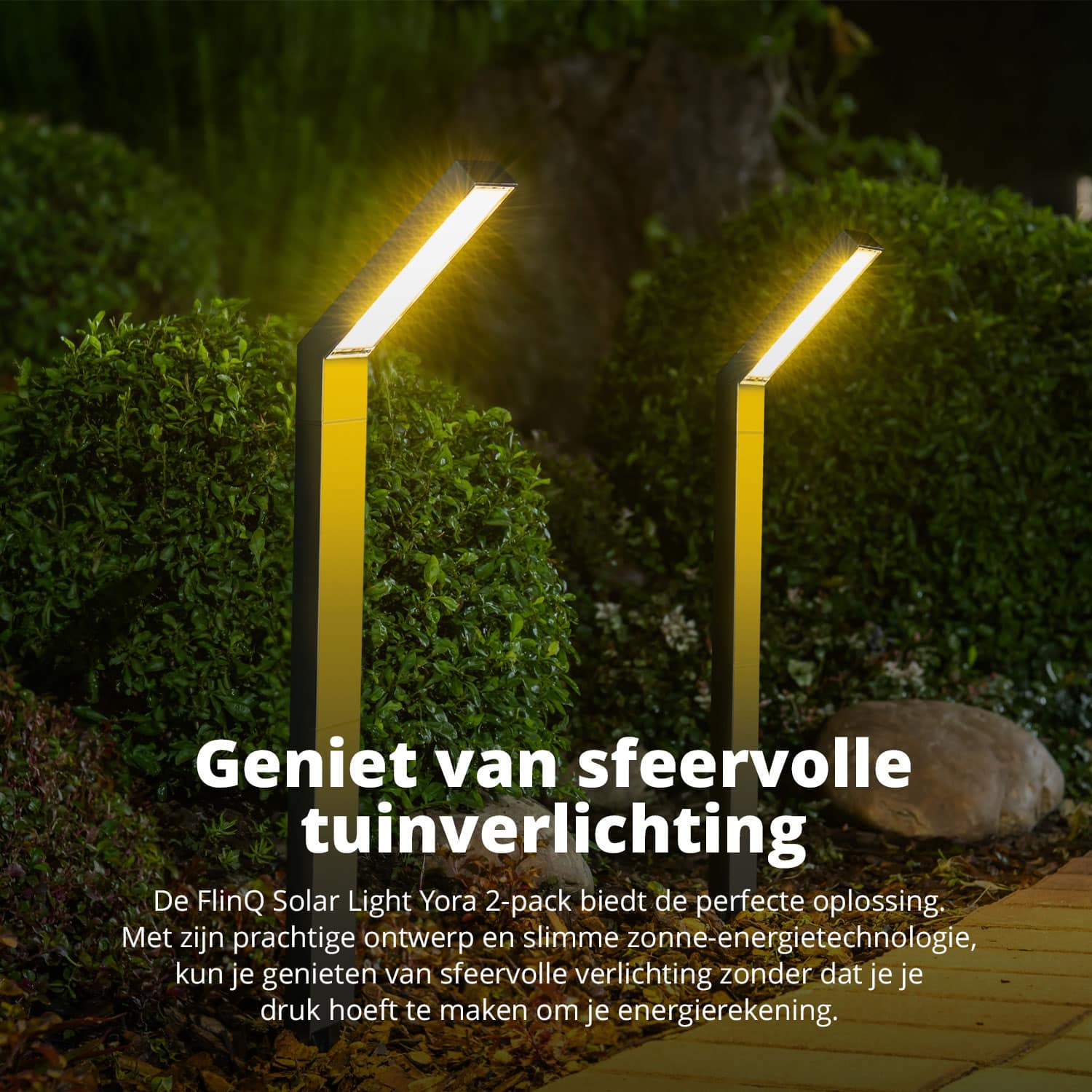 FlinQ - FlinQ Solar Light Yora 2-pack