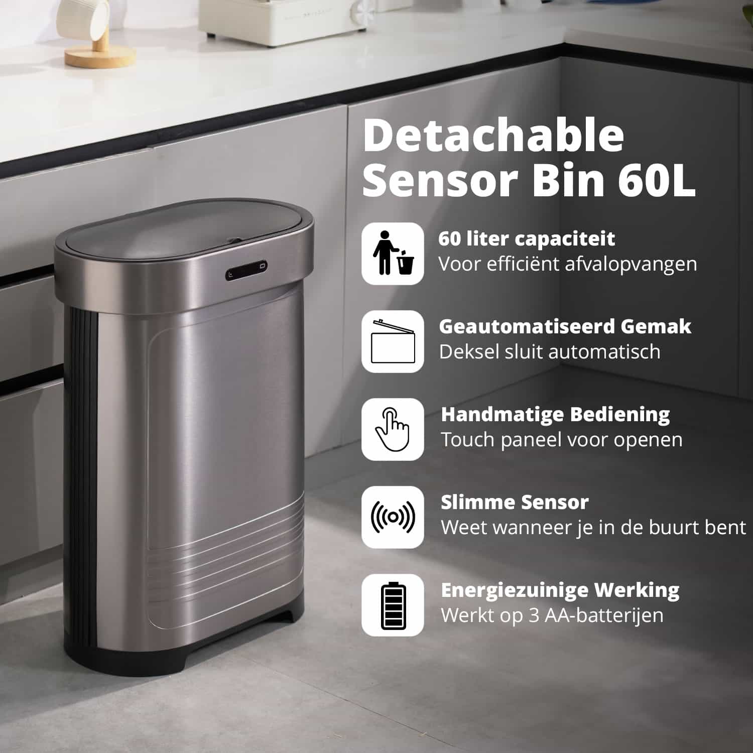 FlinQ - FlinQ Detachable Sensor Bin 60L