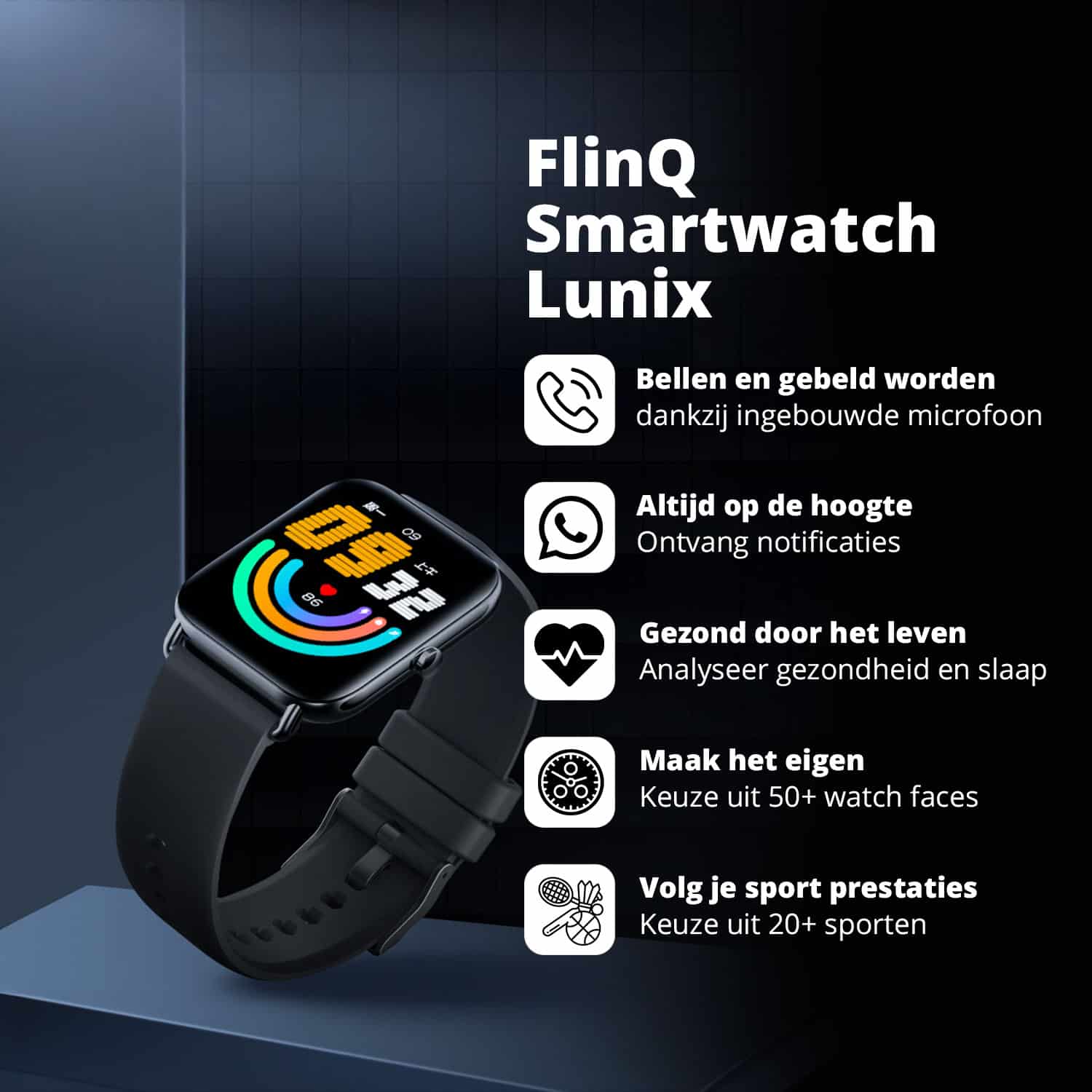 FlinQ - FlinQ Smartwatch Lunix